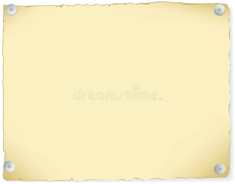 Old Paper, Attached Buttons Stock Vector - Illustration of communicate ...