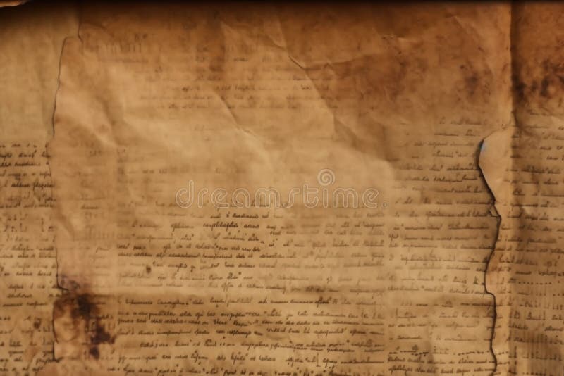 Empty Old Paper Background. Brown Vinage Texture Stock Illustration ...