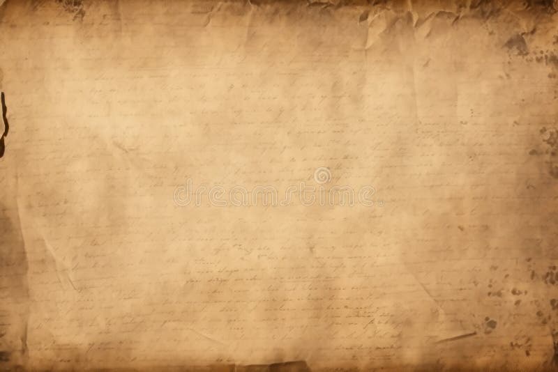 Empty Old Paper Background. Brown Vinage Texture Stock Illustration ...