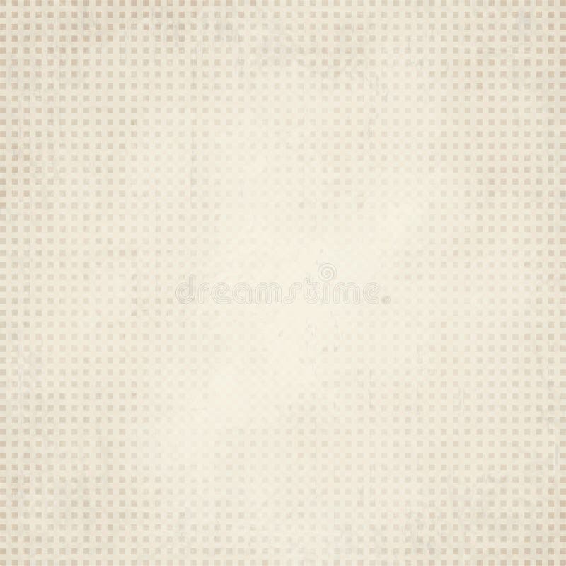 Old Paper Background with Checkered Pattern Stock Vector - Illustration ...