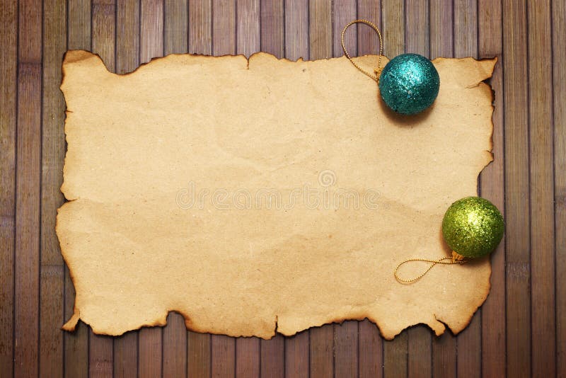 Old paper and balls stock image. Image of merry, curve - 28008685