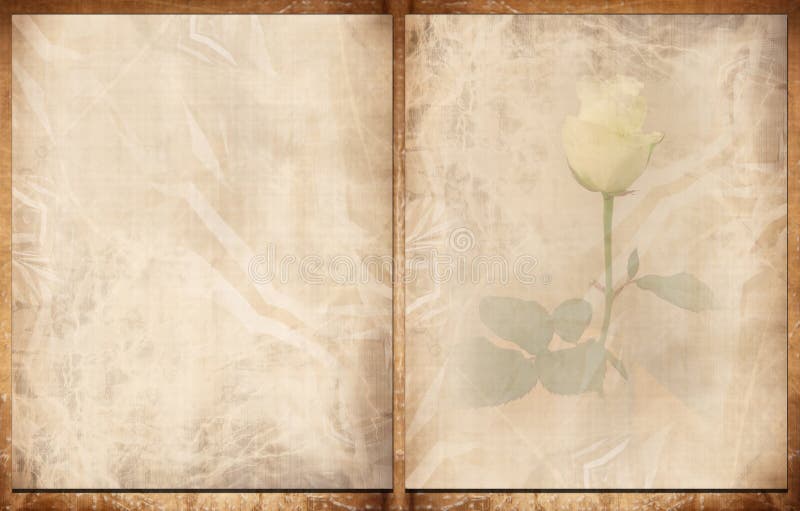 Old paper book stock illustration. Illustration of letter - 5811236