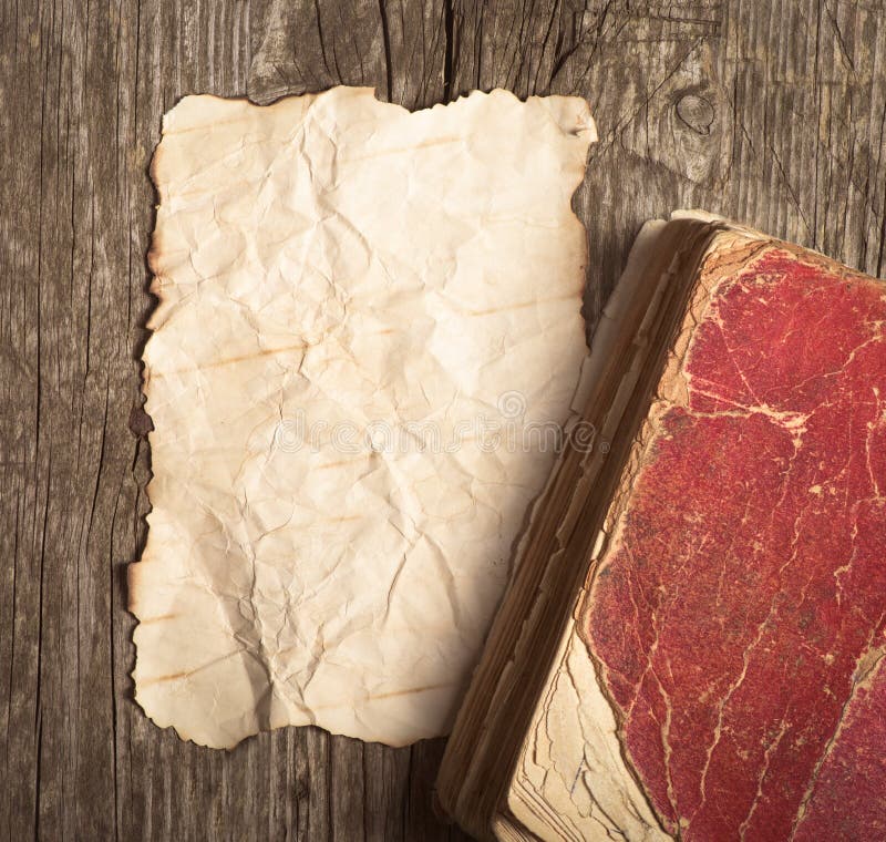 Old paper and book stock image. Image of message, ancient - 60622443