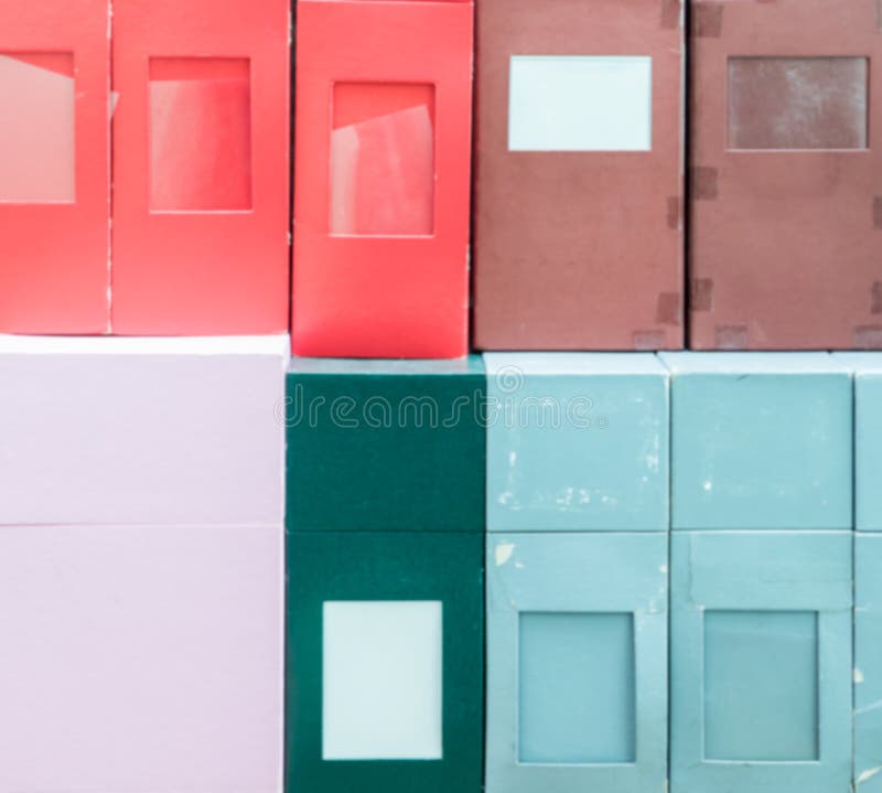 Old Paper Boxes for Keep the Document. Stock Image - Image of shelf ...