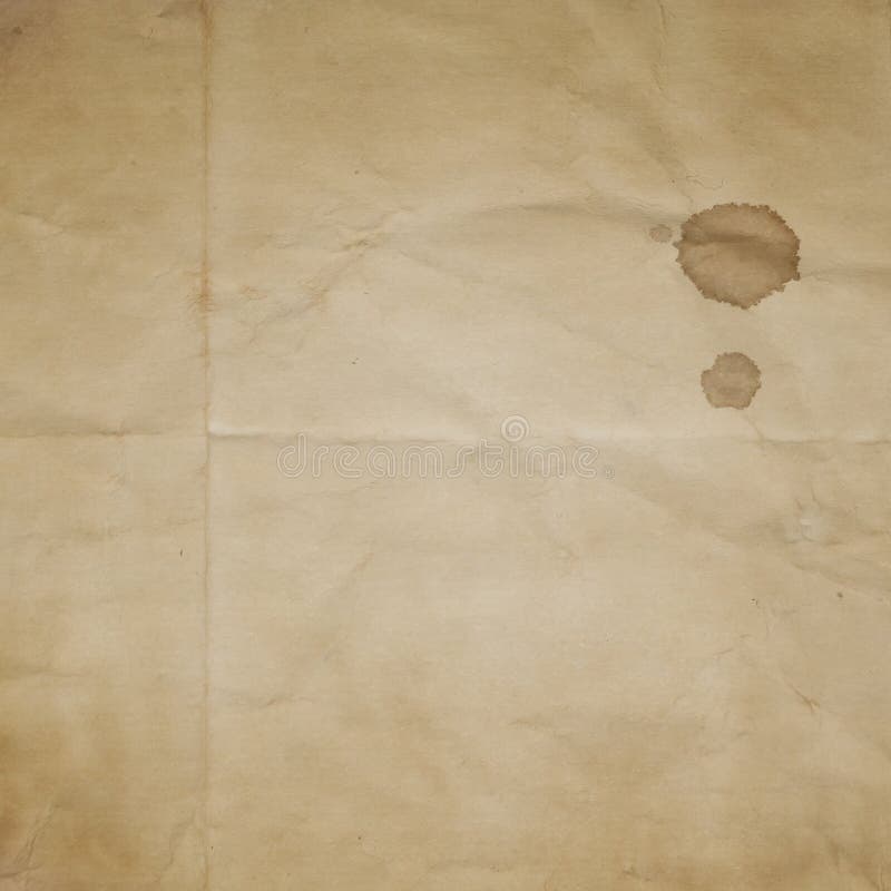 Old paper with coffe stain stock image. Image of coffee - 64639803