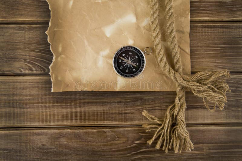 Old paper and a compass stock photo. Image of line, frame - 47506354