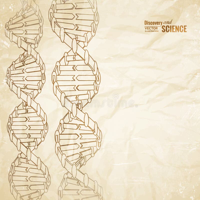 DNA magic figures. stock vector. Illustration of medical - 28790269