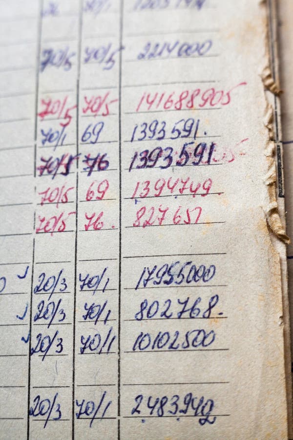 Old Paper Documents in the Archive Stock Photo - Image of commercial ...