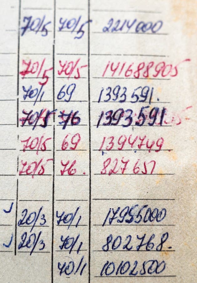 Old Paper Documents in the Archive Stock Photo - Image of historical ...