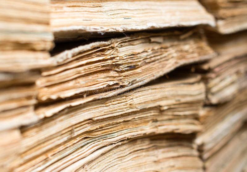 Old Paper Documents in the Archive Stock Photo - Image of archives ...