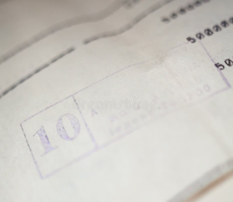 Old Paper Documents. Ink Stamp Stock Photo - Image of budget ...