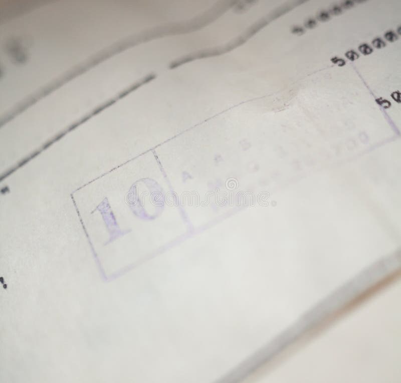 Old Paper Documents. Ink Stamp Stock Photo - Image of brown, keeping ...