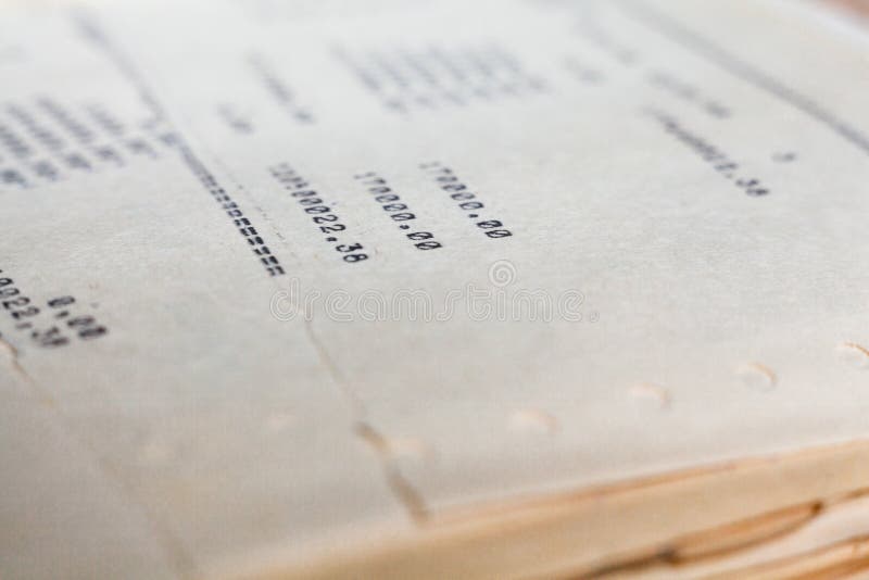 Old paper documents stock image. Image of keeping, calculation - 179723881