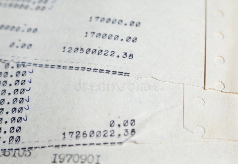 Old paper documents stock image. Image of cash, commercial - 182987715