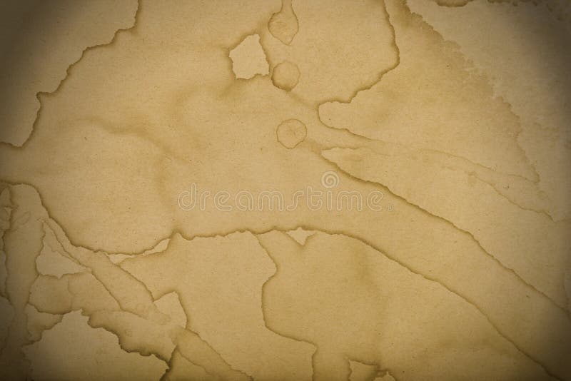 Old Paper with Drops of Coffee Stains Stock Photo - Image of stain ...