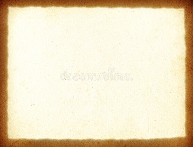 Old Paper with a Frame stock illustration. Illustration of antique ...