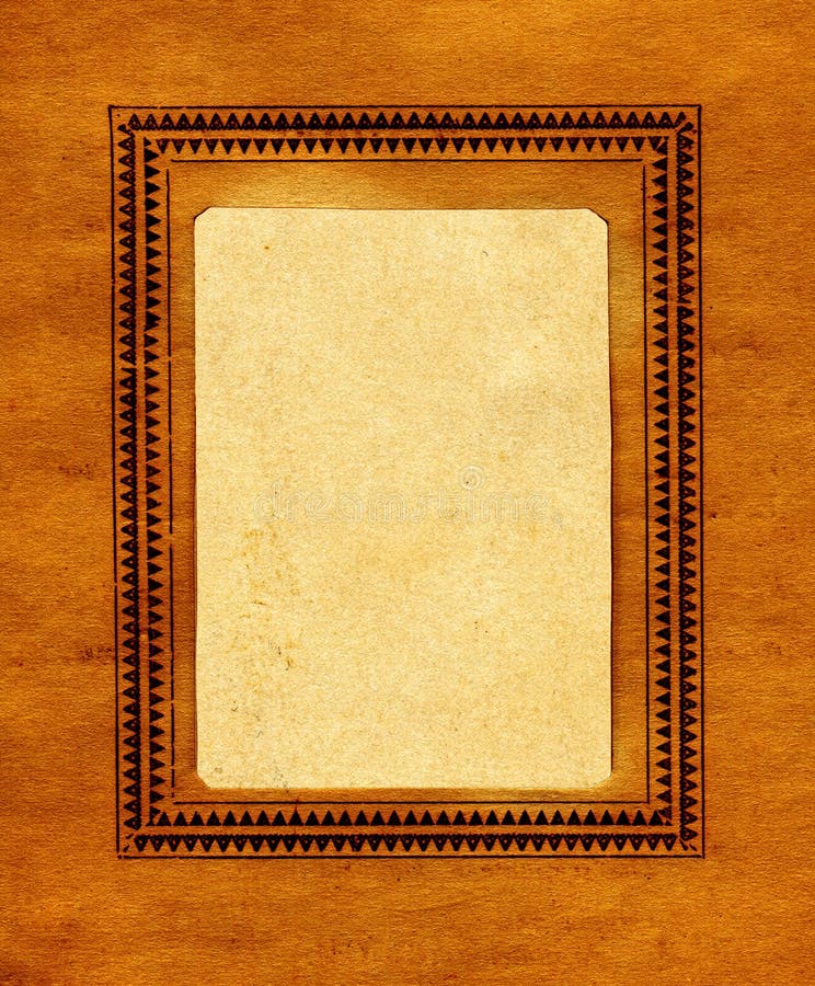 Old Paper with a Frame stock photo. Image of texture - 305007086