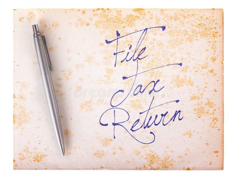 Old Paper Grunge Background - File Tax Return Stock Image - Image of ...
