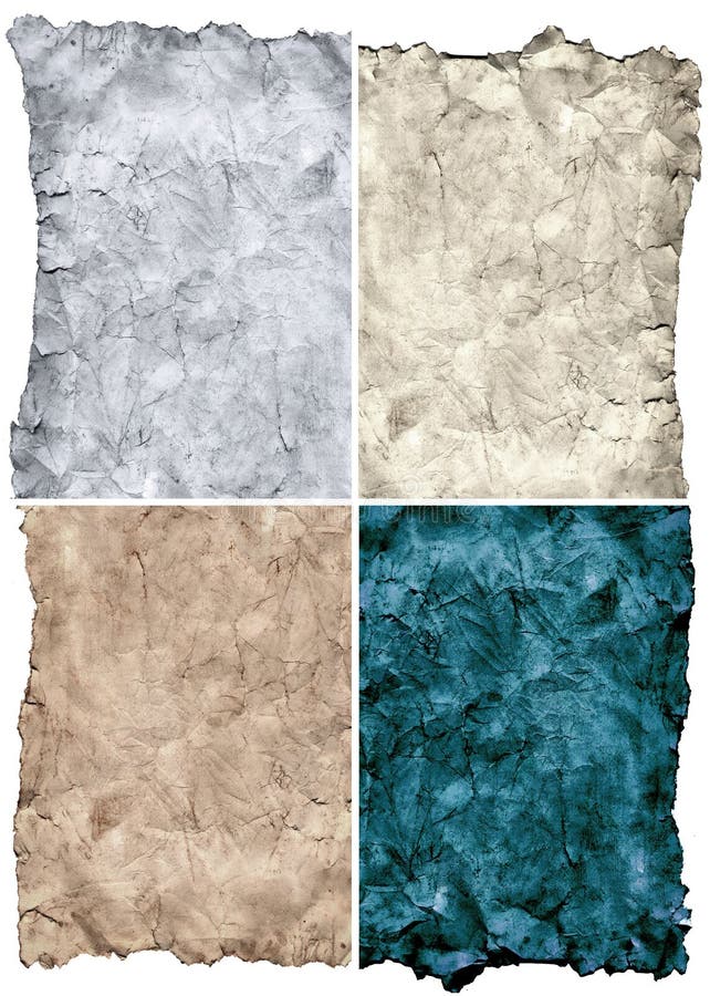 Grunge Torn Edges Paper with Burnt Border Stock Illustration ...