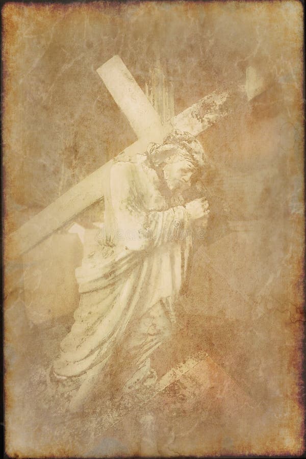 Old Paper with the Image of Christ Stock Photo - Image of christianity ...