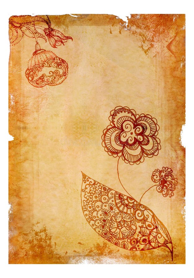 Old Paper Isolated on White Stock Illustration - Illustration of blank ...