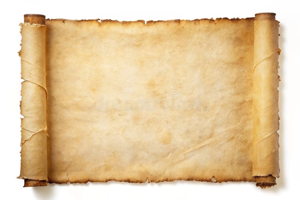 Old Paper Manuscript or Parchment Horizontally Oriented Stock ...