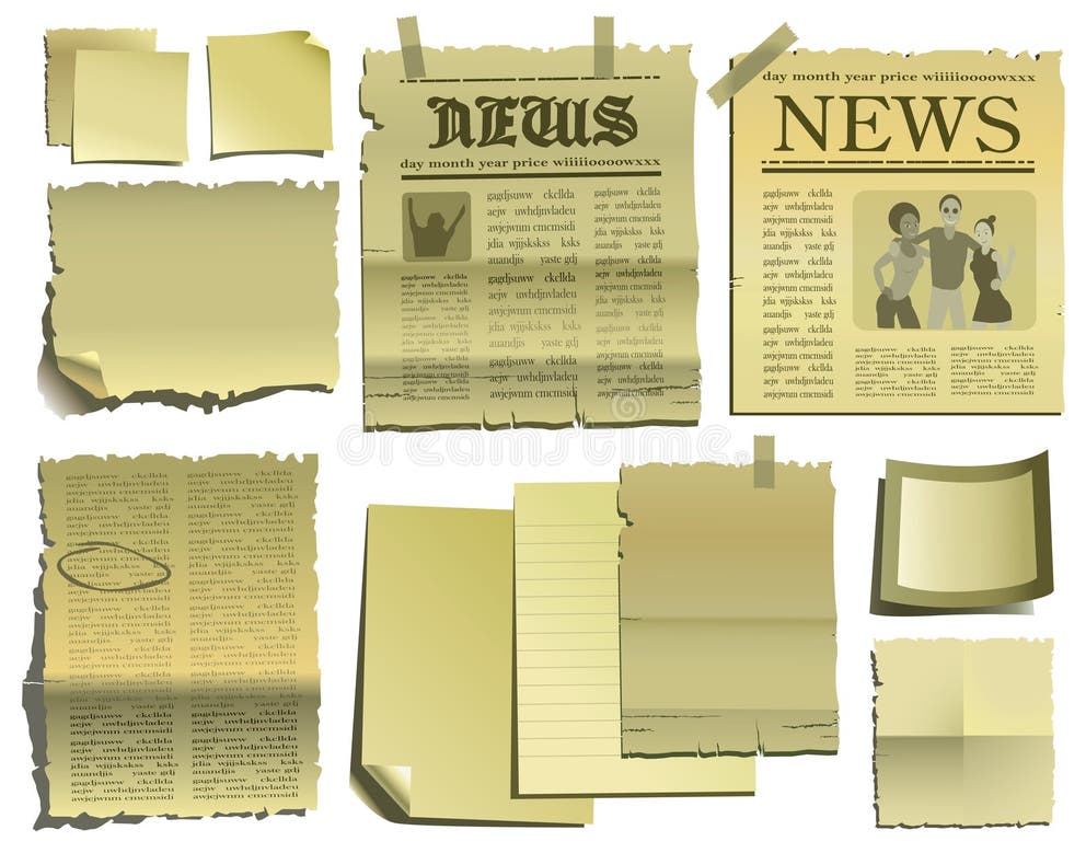 Newspaper Cardboard Stock Illustrations – 3,815 Newspaper Cardboard ...
