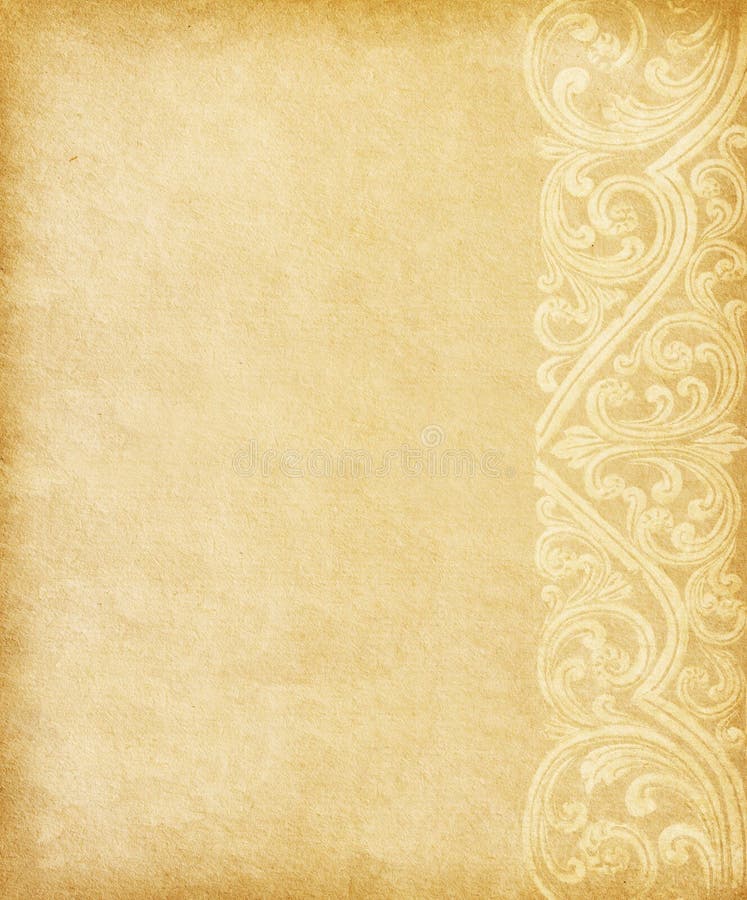 Old Paper with Space for Text Stock Image - Image of ornament ...