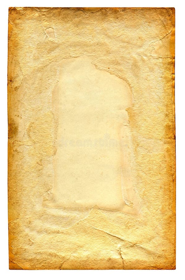 Old paper page stock photo. Image of back, cardboard - 11244506