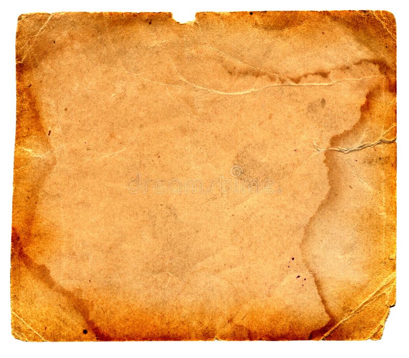 Old paper page stock image. Image of macro, fracture - 12824171