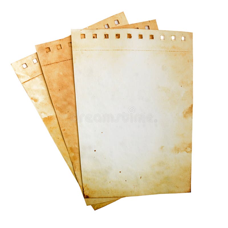 Old paper pages stock photo. Image of manuscript, grunge - 102010212