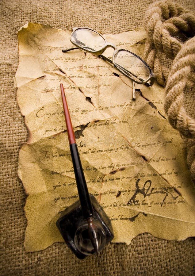 Antique feather pen stock photo. Image of traditional - 7356146