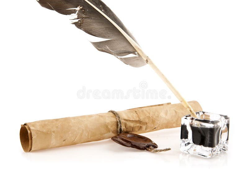 Old paper and pen stock photo. Image of study, ancient - 47079972