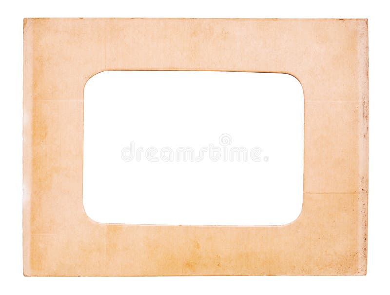 Old paper picture frame stock image. Image of rustic - 30884645