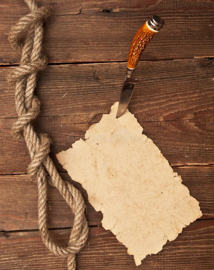 Old paper pinned to wall stock photo. Image of paper - 29551690