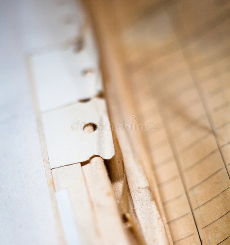 Old Paper with Punched Holes Stock Photo - Image of beige, creased ...