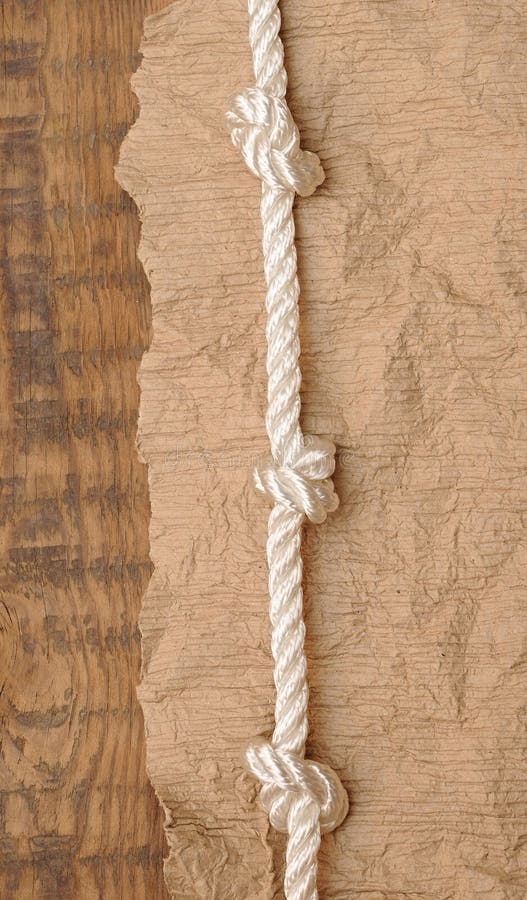 Old paper with rope stock image. Image of rope, border - 27994049