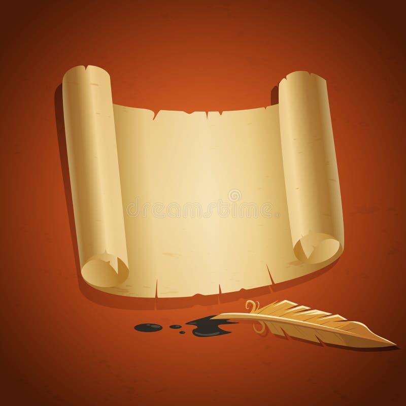 Old Paper Script stock vector. Illustration of clean - 42519341