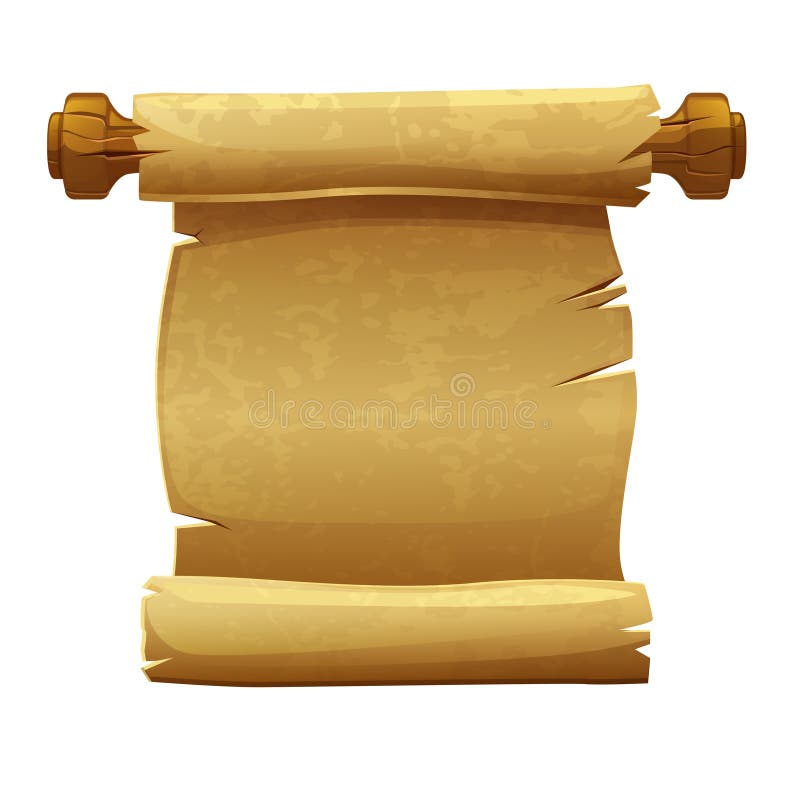 Blank Old Papyrus stock vector. Illustration of cutout - 71211758