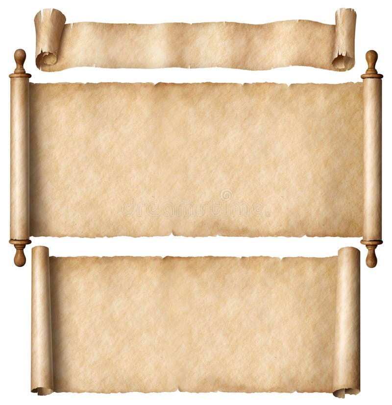 White Paper Scroll Png