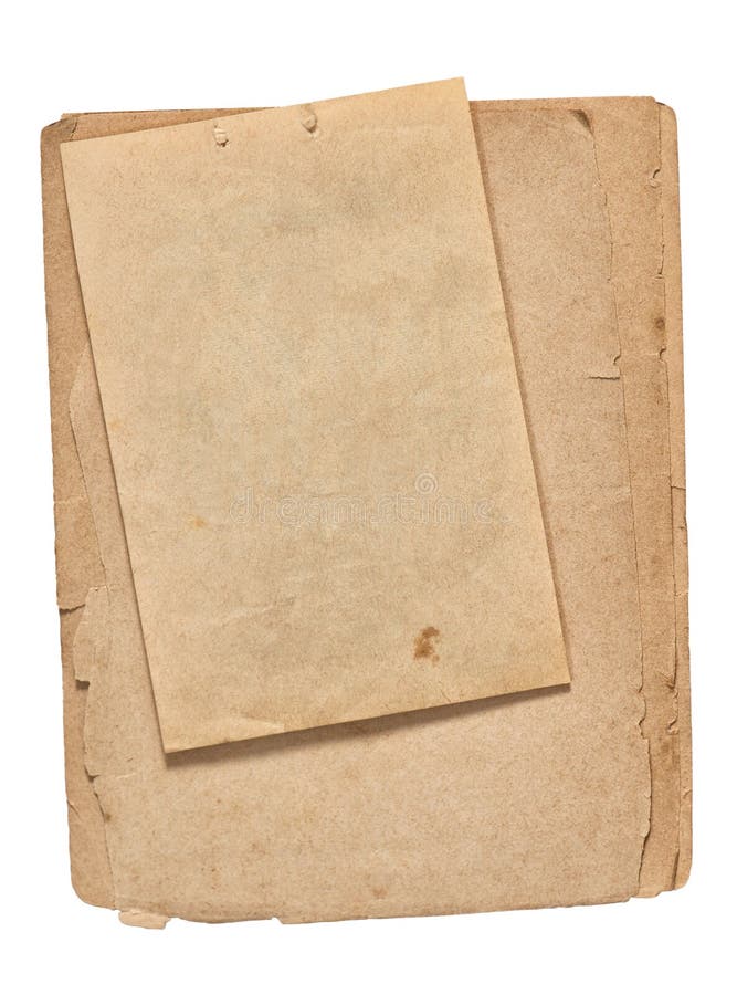 Old Paper Sheets Texture with Dark Edges. Vintage Background Stock ...
