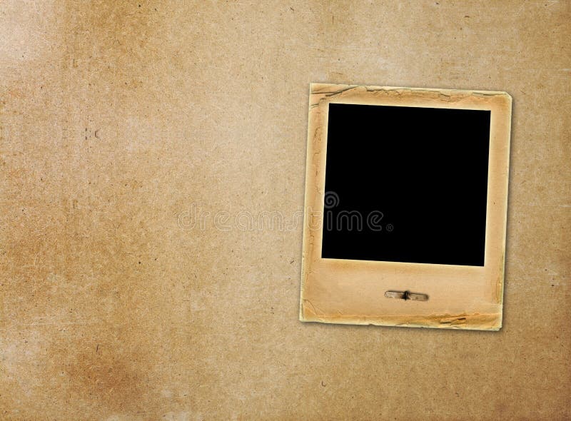 Old Paper Slides for Photos on Rusty Background Stock Image - Image of ...