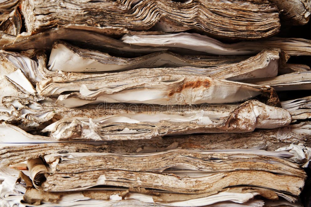 Old paper stacking stock image. Image of mail, closeup - 26978681