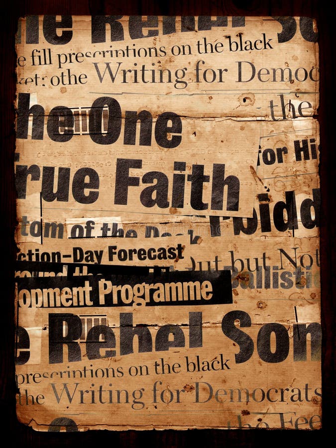 Old paper with text stock photo. Image of artistic, article - 6387254