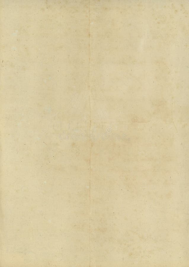Old Paper Texture with Age Marks. Sheet of Paper from 1830. Stock Photo ...