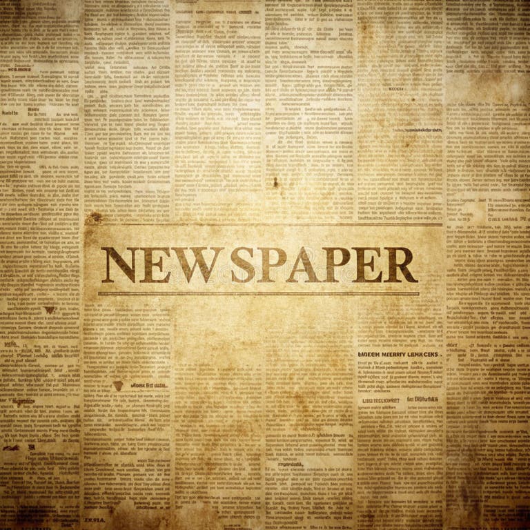 Old Paper Texture, Blank Newspaper Pattern with Textured Space for Text ...