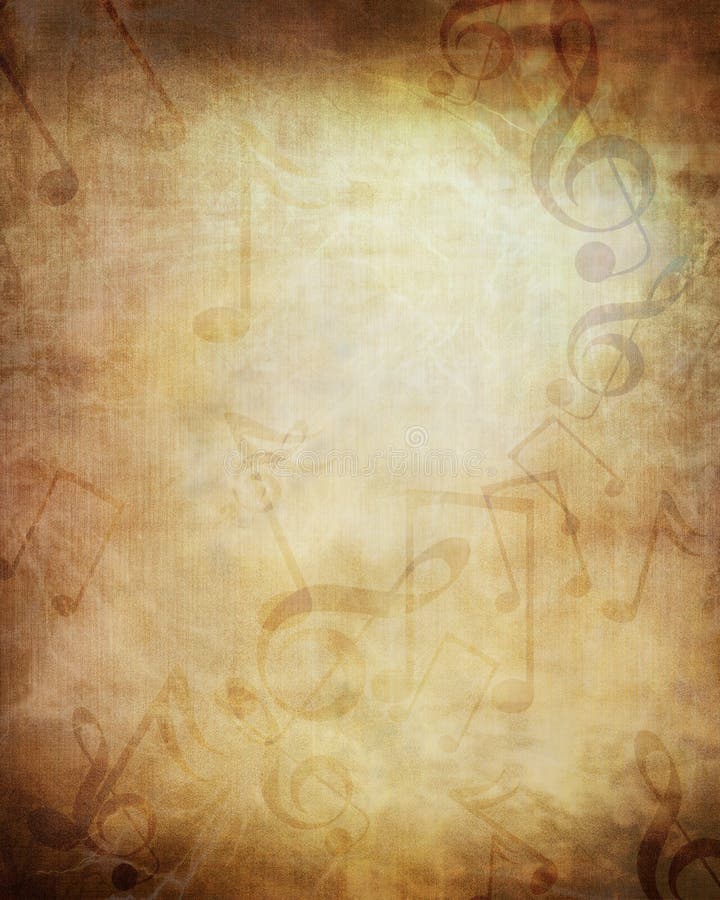 Faded music sheet stock illustration. Illustration of paper - 4547457
