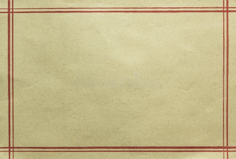 Old Paper Texture with Red Line, Abstract Background Stock Photo ...