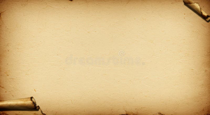 Old Paper Texture with Rolled Edges and Aged Appearance for Backgrounds ...