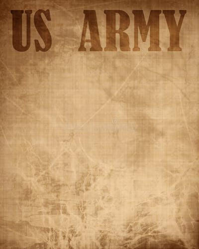 Old Paper Texture with US Army Stock Illustration - Illustration of ...